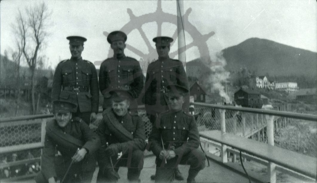 2001.037.319 Bonnington, 1st war, Nakusp | Arrow Lakes Historical Society