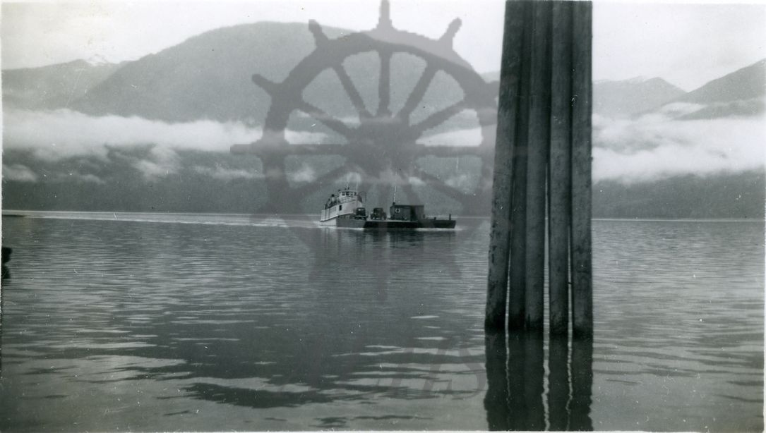 2008.012.91 M.V. Beaton coming into Beaton | Arrow Lakes Historical Society