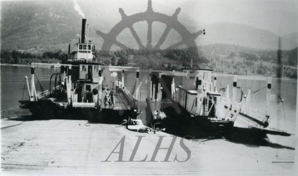 2016.013.9.46 SS Minto and Needles ferry | Arrow Lakes Historical Society