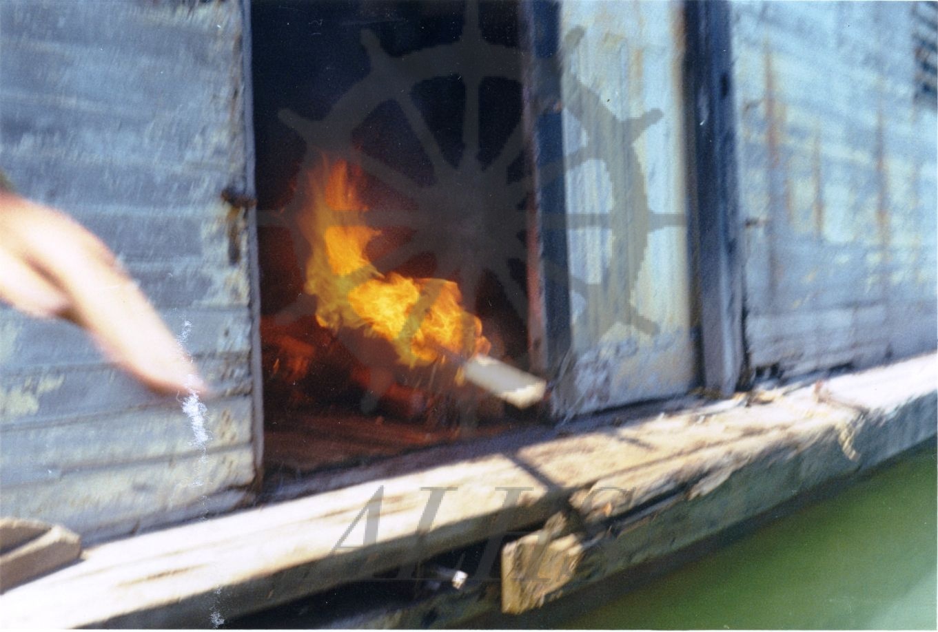 2017.021.18.1 Burning of SS Minto, 1 August 1968 | Arrow Lakes ...