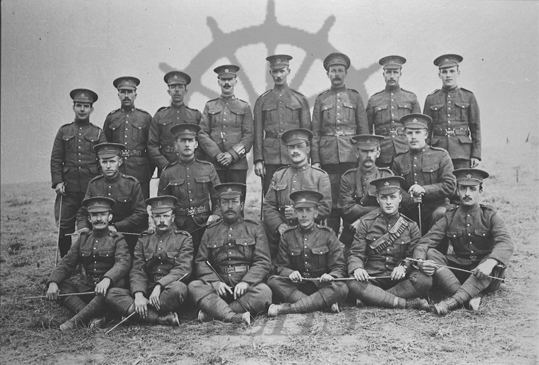 2014.003.1850 54th Battalion, Arrowhead men in Vernon | Arrow Lakes ...