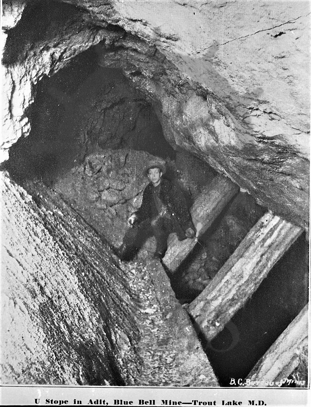 2014.003.3868 U Stope In Adit, Blue Bell Mine—Trout Lake M.D. | Arrow ...