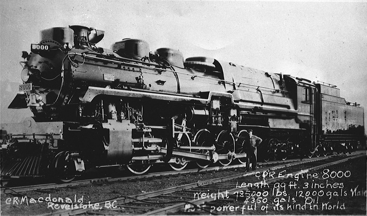 2014.003.6416 CPR Engine 8000 | Arrow Lakes Historical Society