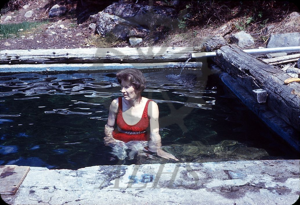 2022.009.4.30 Florence at Nakusp Hot Springs, May 1969 | Arrow Lakes ...