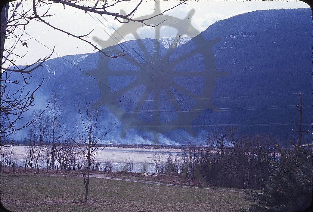 2022.009.7.57 Burning slash | Arrow Lakes Historical Society