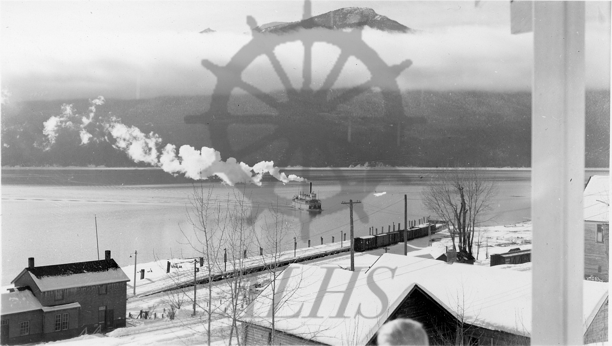 SS Minto approaching CPR wharf, Nakusp, ca. late 1940s | Arrow Lakes ...